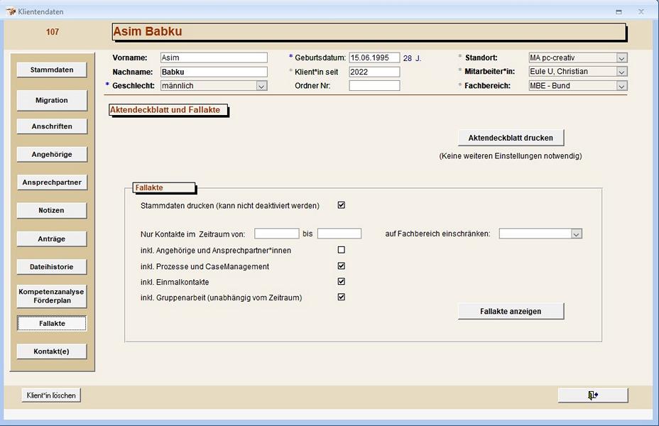 crea-client Onlinehilfe